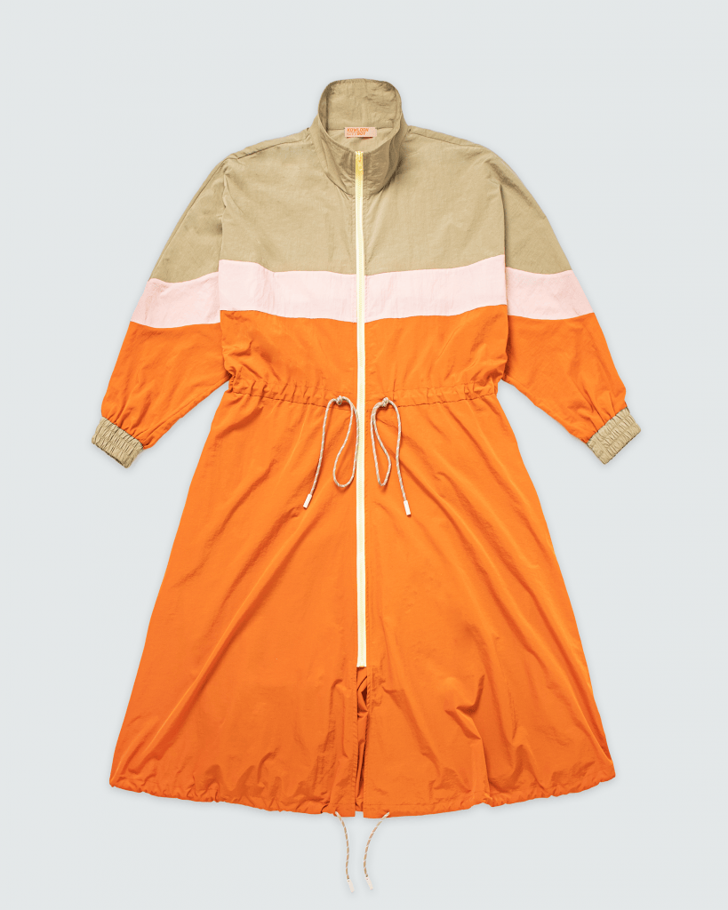 Colorblocking Zip Up Long Jacket | KOWLOON CITY BOY